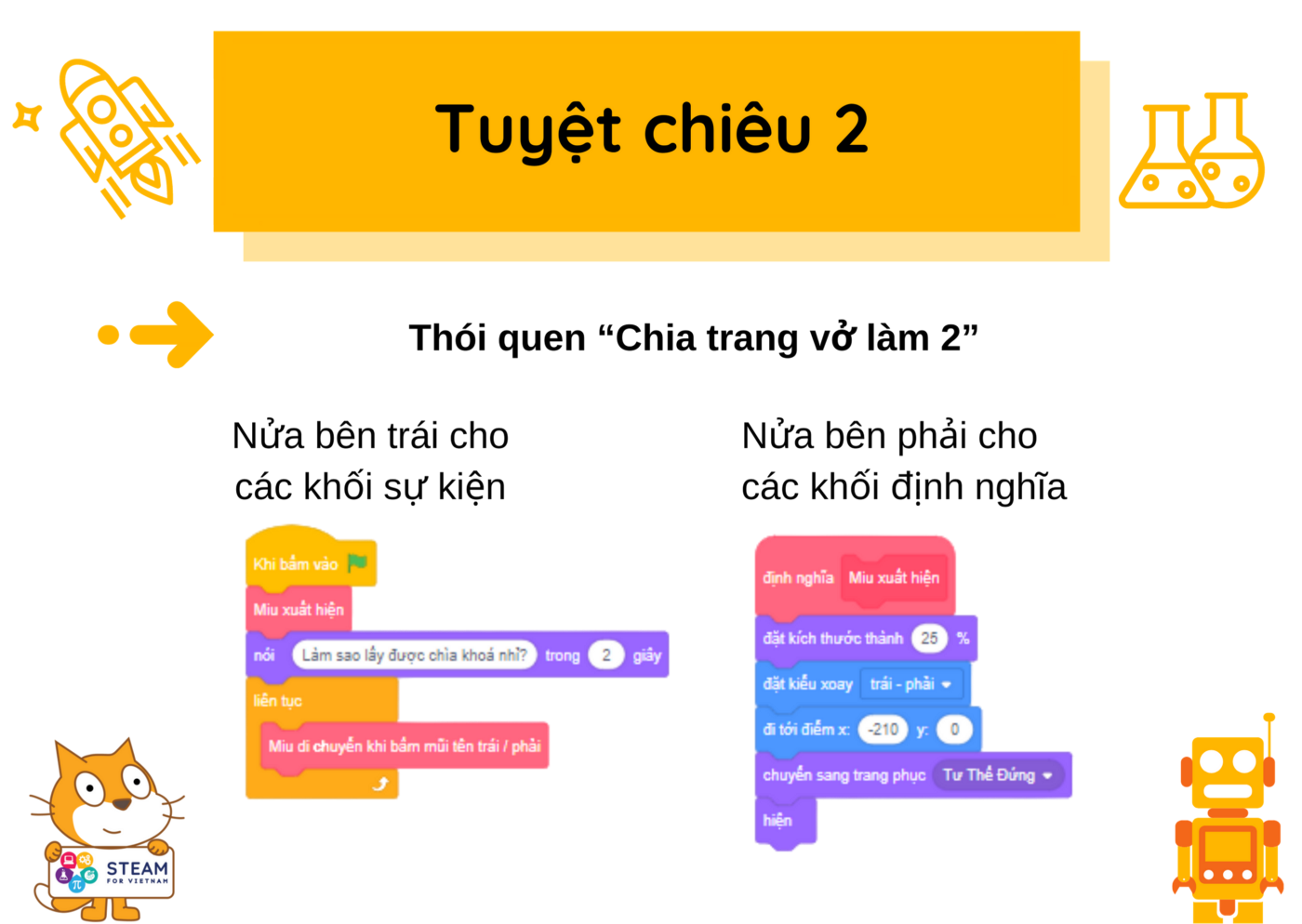 Tuyệt chiêu diệt bugs khi lập trình Scratch - STEAM For Vietnam
