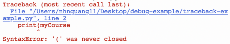 Các phương pháp debug trong Python | STEAM for Vietnam Blog